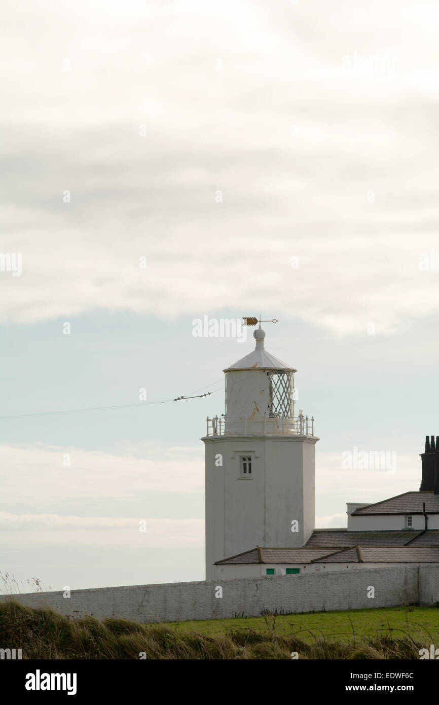 Lizard Point lighthouse - the southernmost lighthouse in England at ...