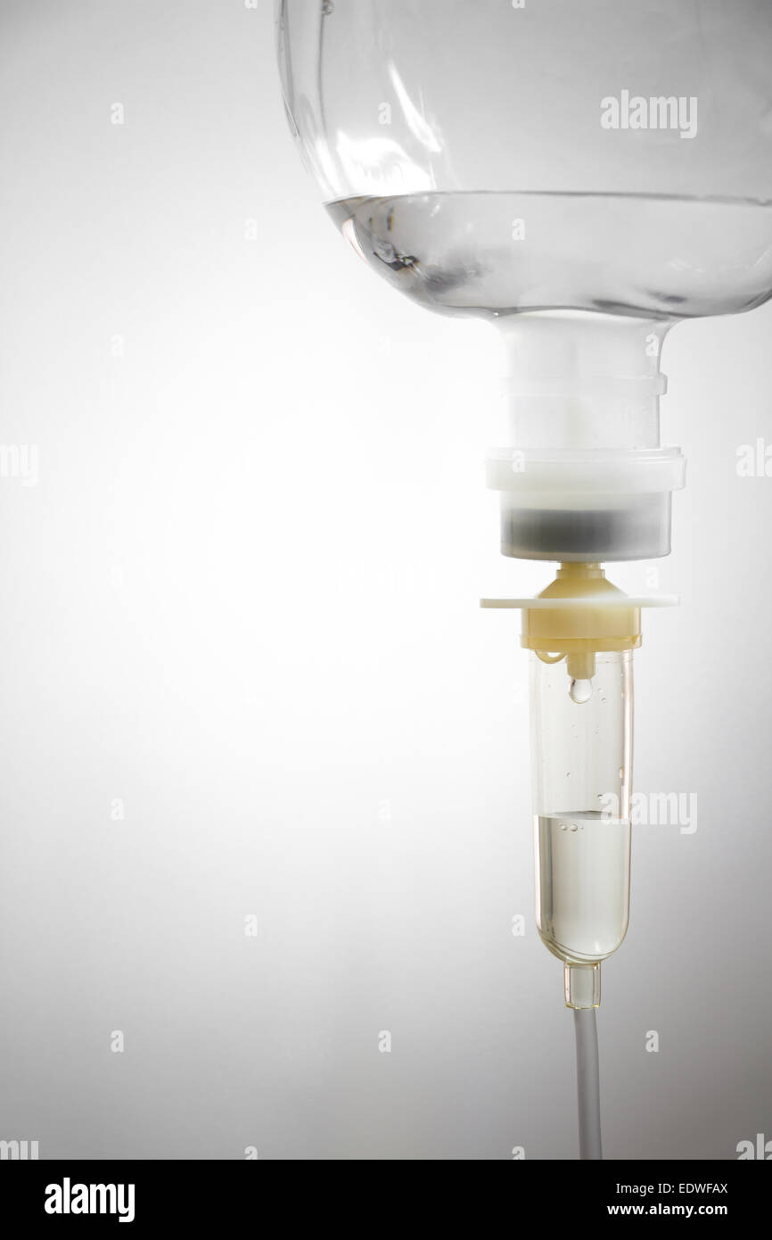 Bottle of saline solution hi-res stock photography and images - Alamy