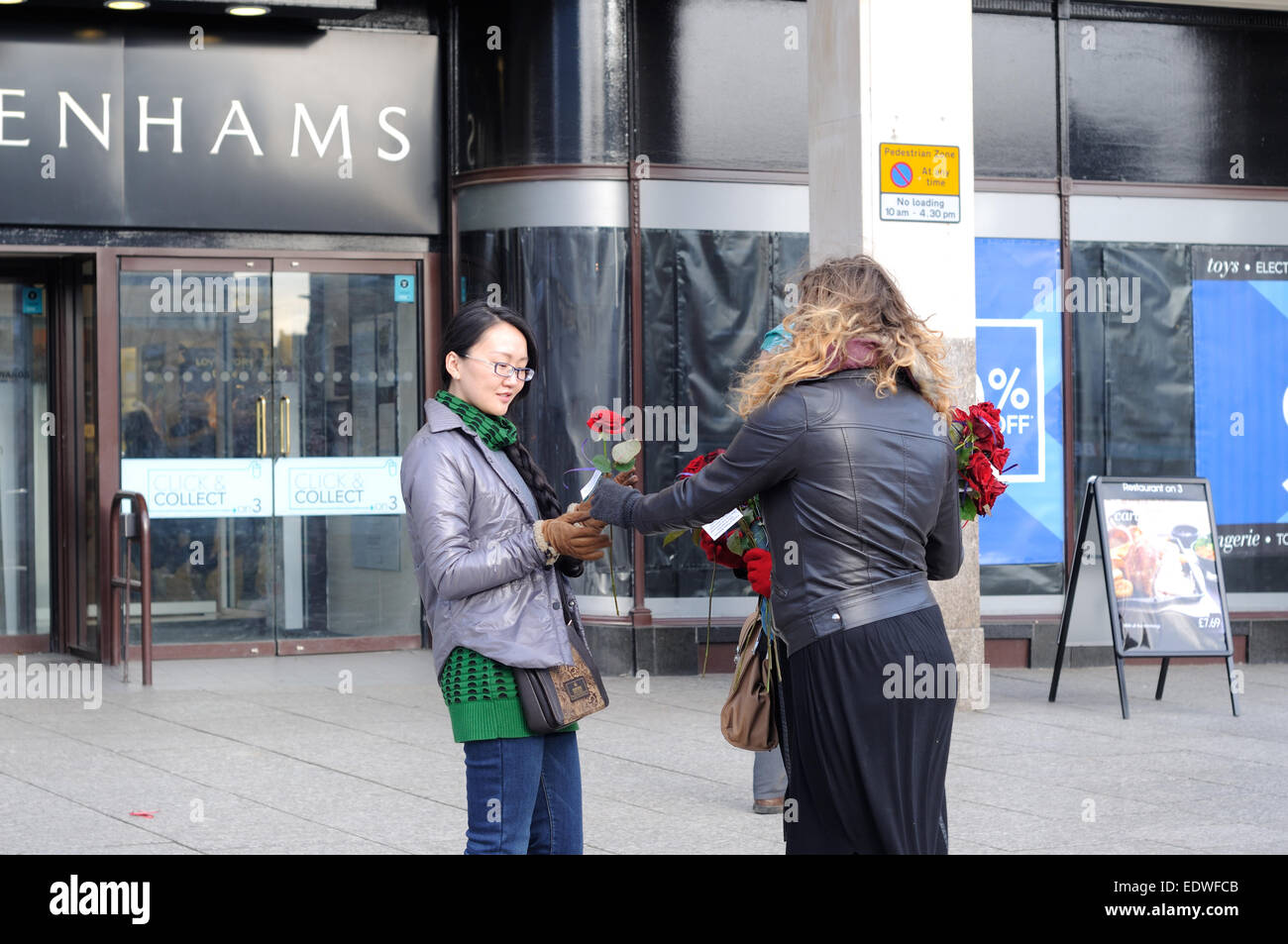 Nottingham,UK. 10th January 2015 .Today Nottingham Muslim community ...