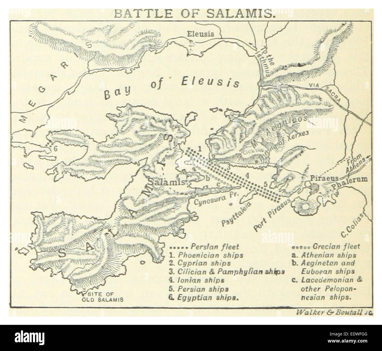 Battle of salamis 480 bc Cut Out Stock Images & Pictures - Alamy