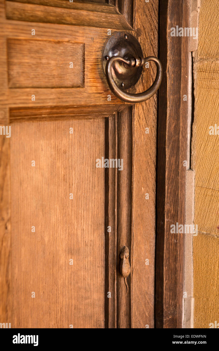 UK, England, Yorkshire, Goathland, St Mary’s church, ‘mouseman’ Robert ...