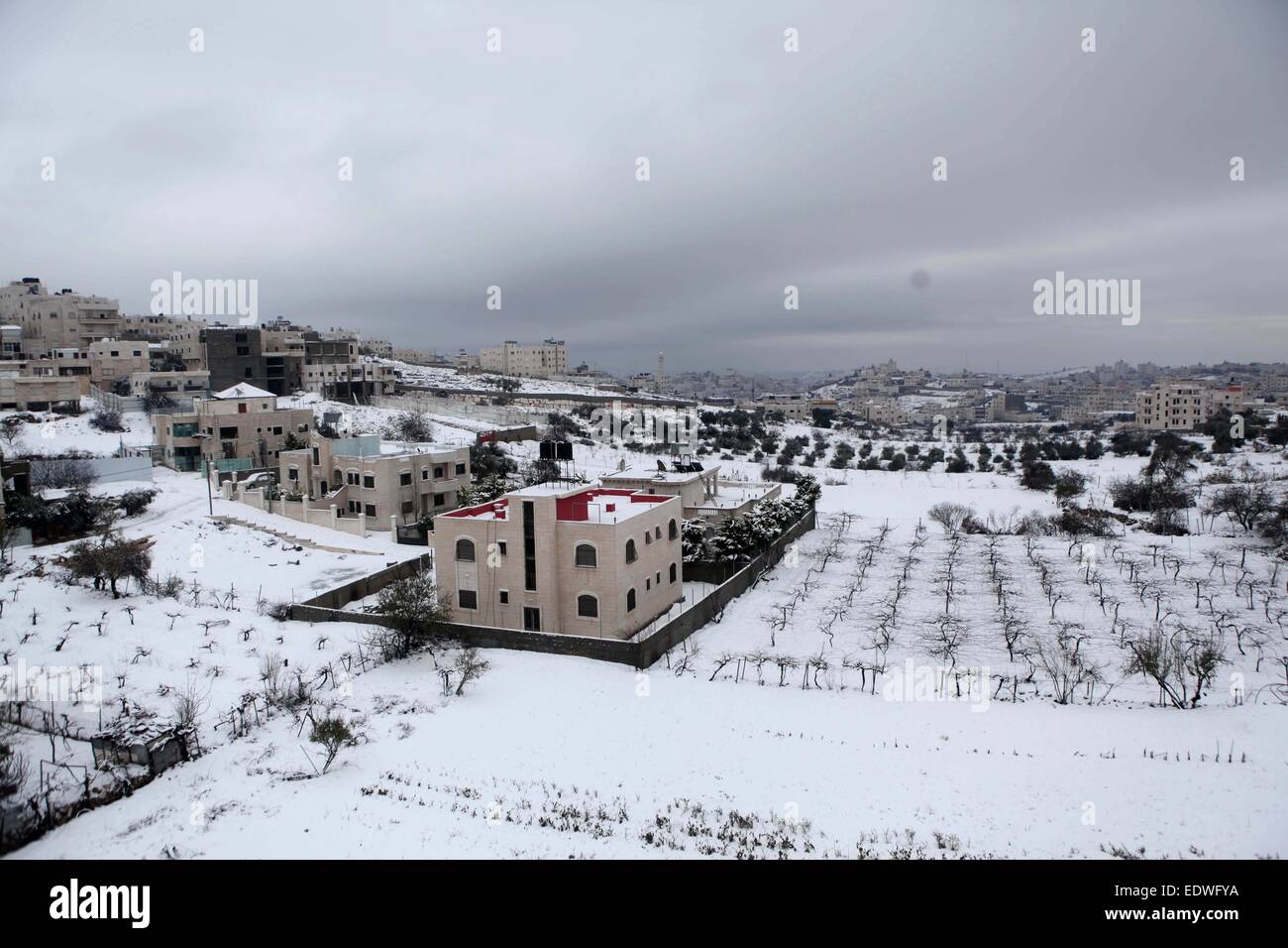 Hebron, West Bank, Palestinian Territory. 10th Jan, 2015. A general ...
