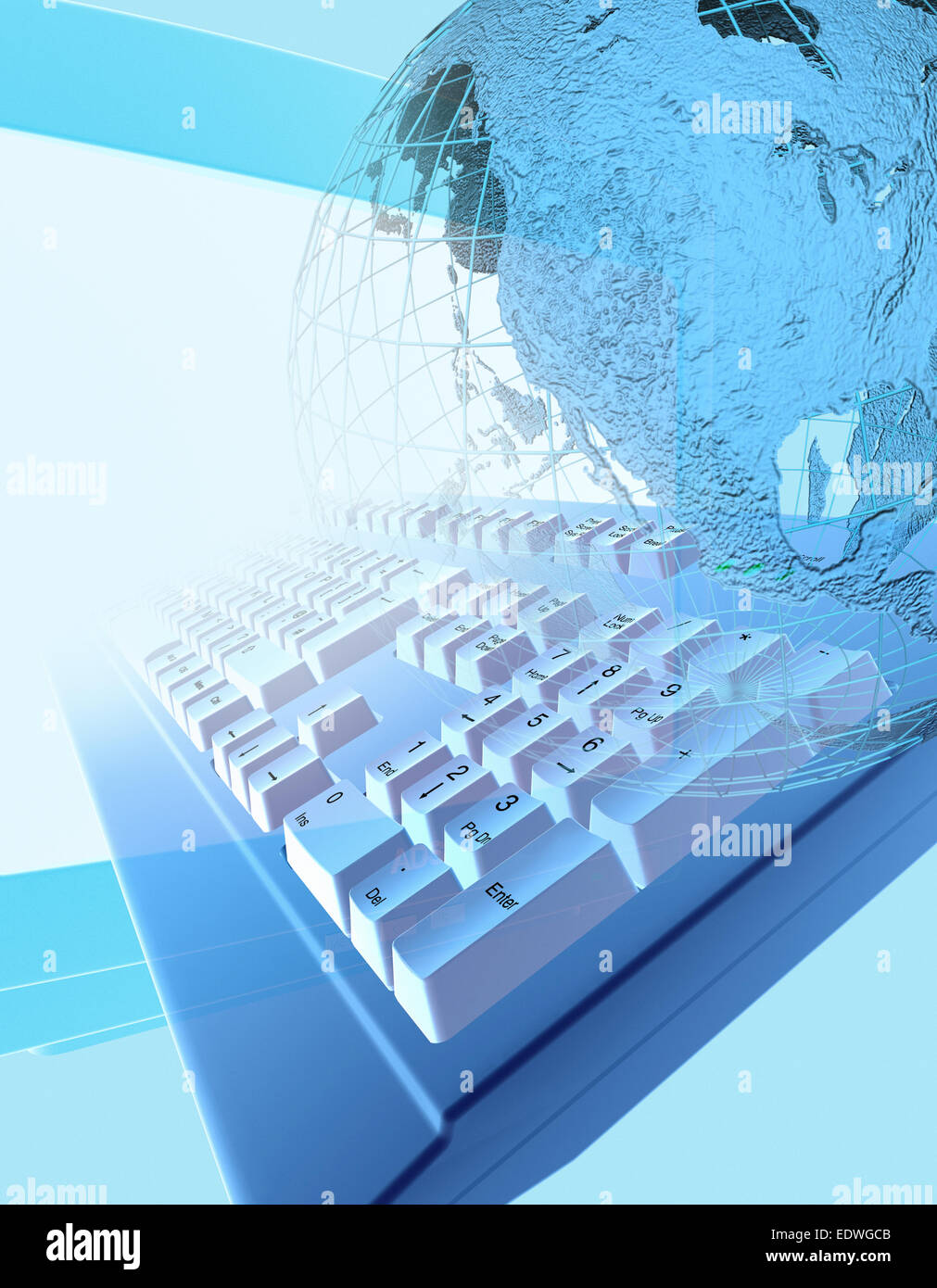 Computer and commerce Stock Photo - Alamy