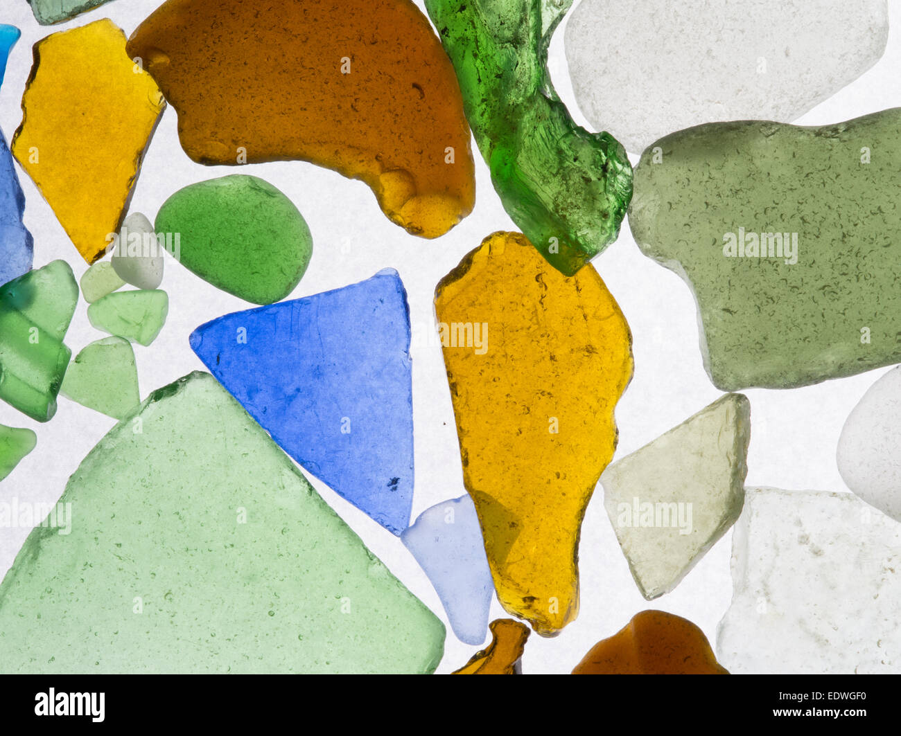 back lit sea glass Stock Photo - Alamy