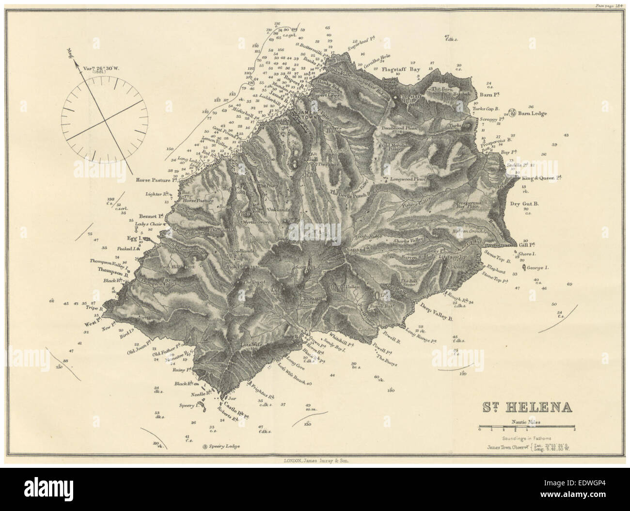 Old map of helena hi-res stock photography and images - Alamy