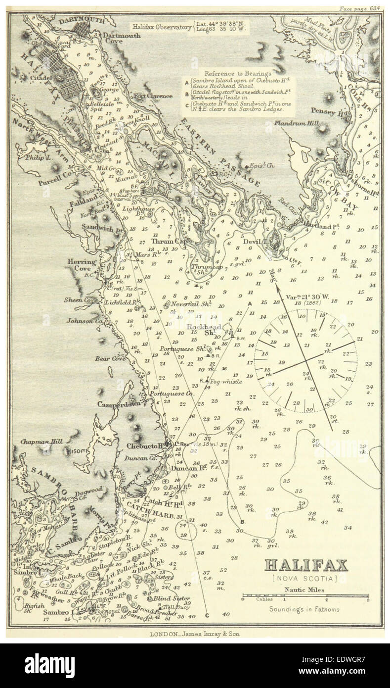 Old map of halifax hi-res stock photography and images - Alamy
