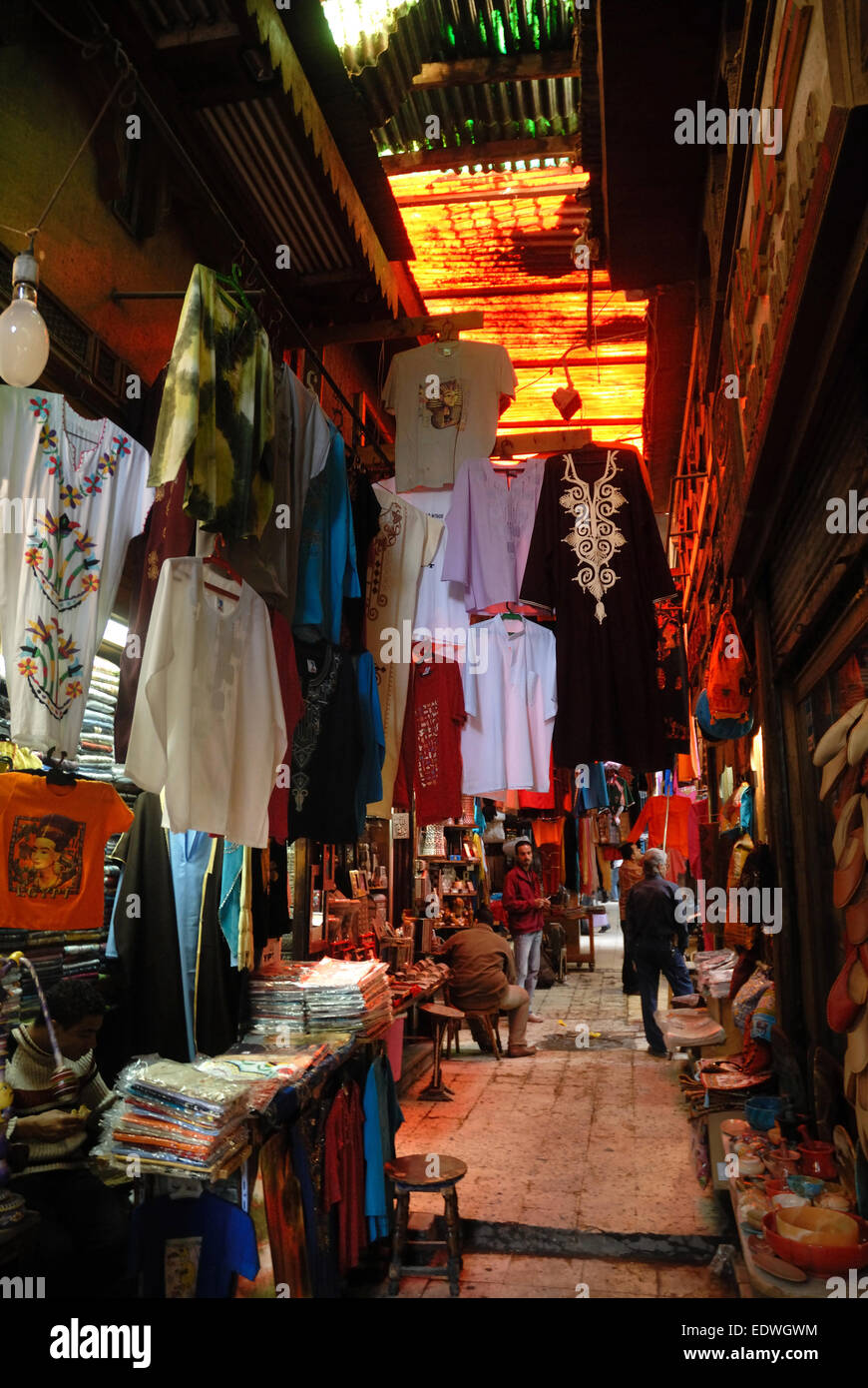 Khan El Khalili Bazaar, Cairo, Egypt Stock Photo - Alamy