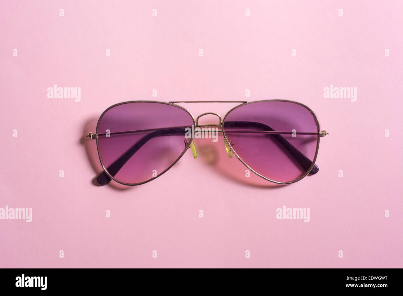 Pink aviator sunglasses Stock Photo - Alamy