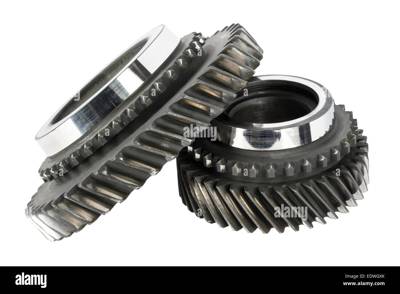 Two worn cog wheels Stock Photo - Alamy