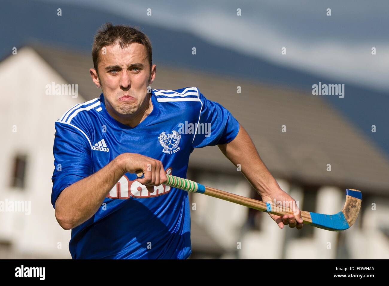 Shinty player hi-res stock photography and images - Alamy