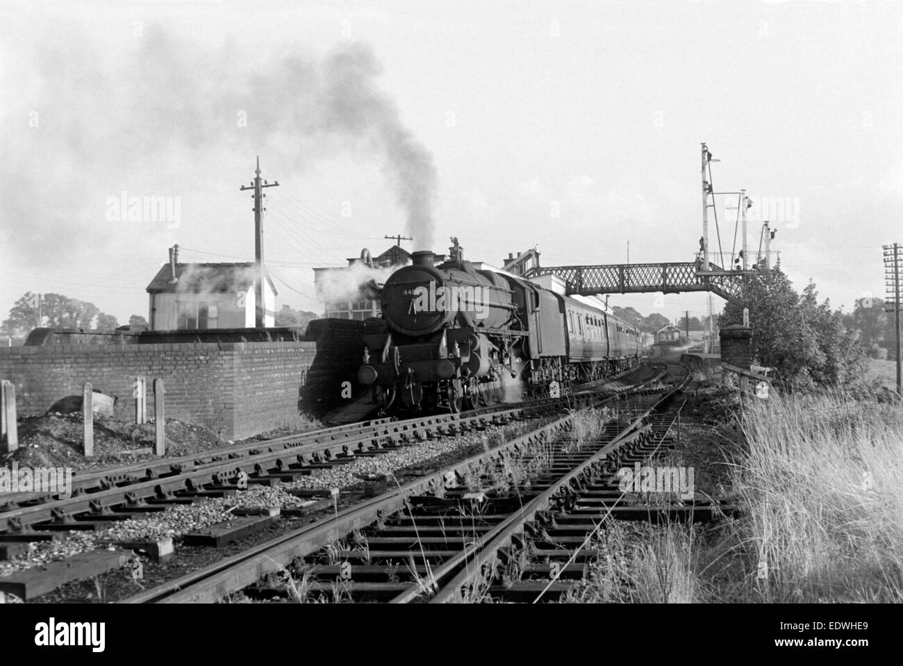 original british rail steam locomotive operating during the 1960s ...