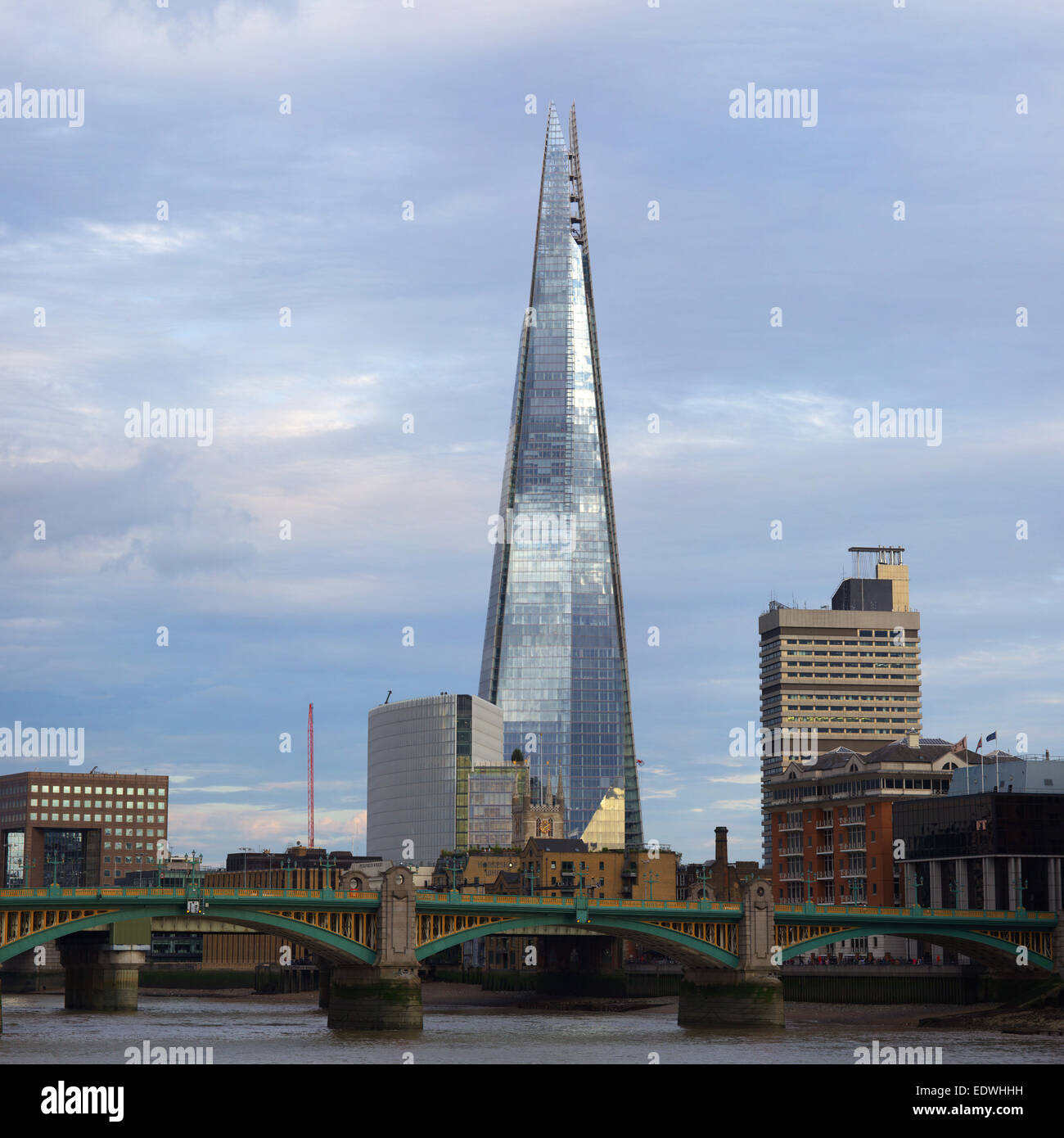The Shard dominating the skyline of London Stock Photo - Alamy