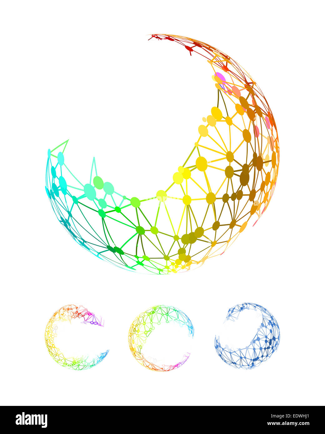 Abstract network connection background Stock Photo - Alamy