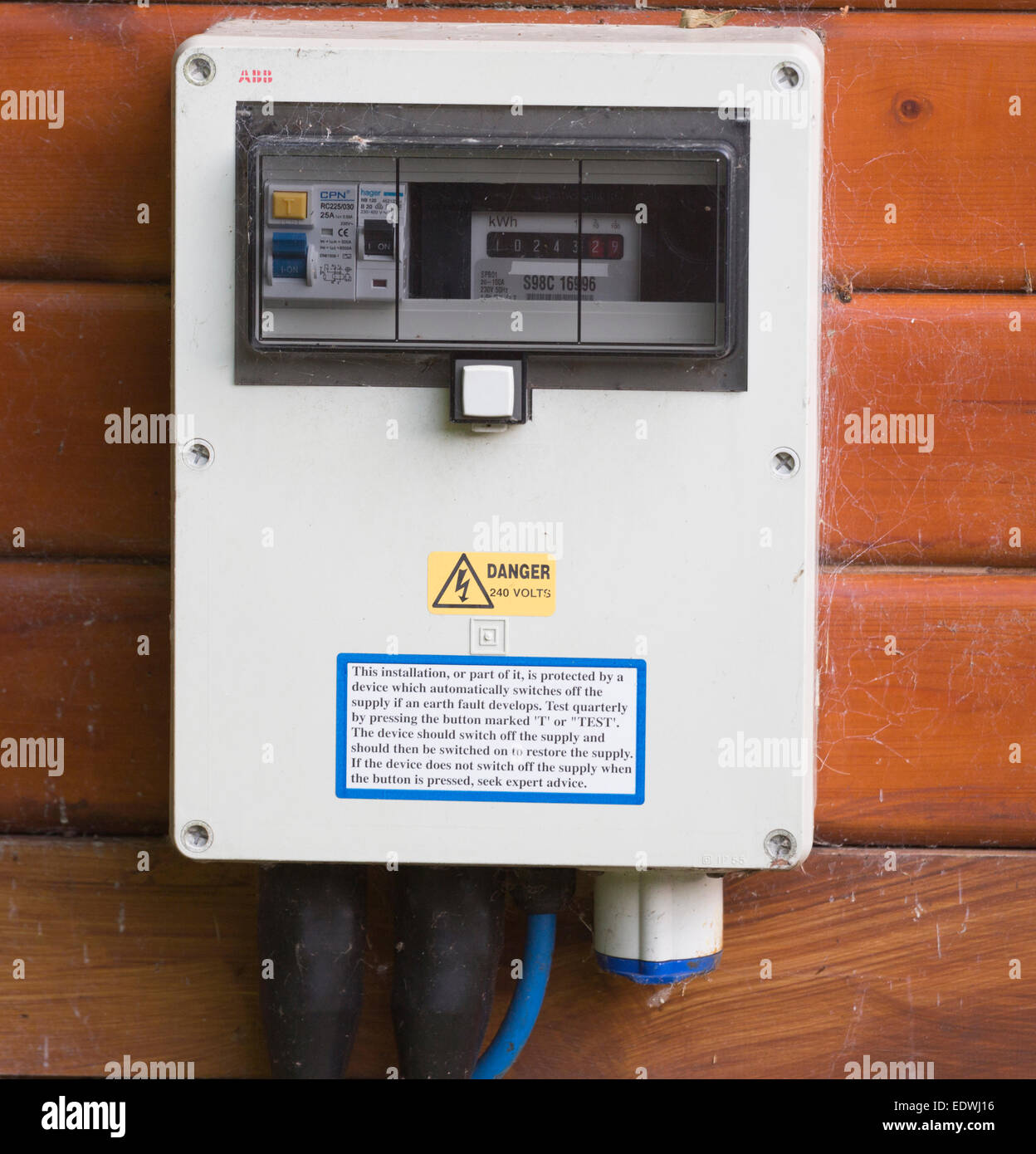 External electricity meter hi-res stock photography and images - Alamy