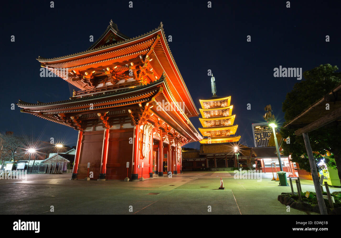 asakusa Sensoji temple in Tokyo Japan Stock Photo - Alamy