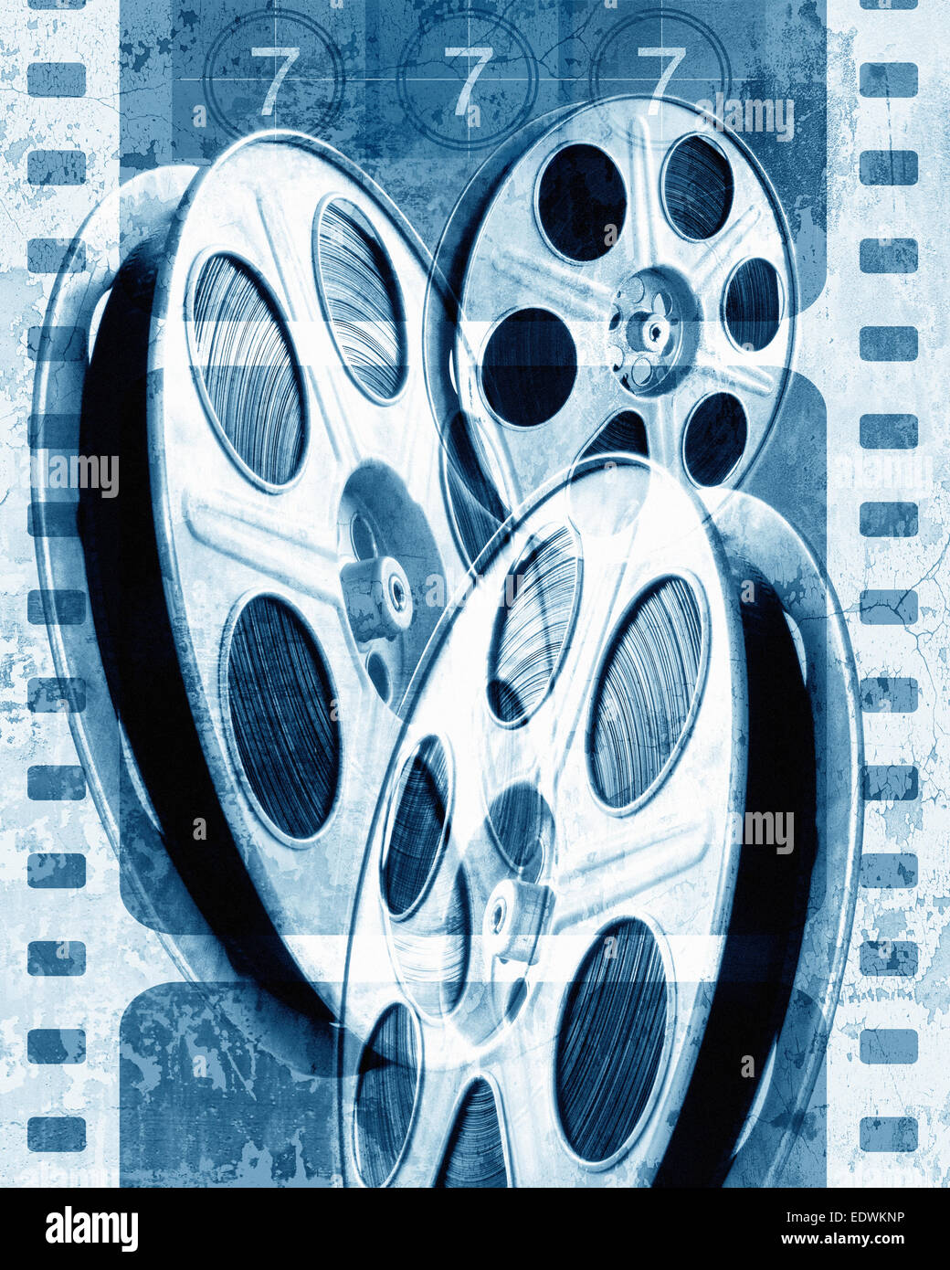 Movie reel countdown hi-res stock photography and images - Alamy