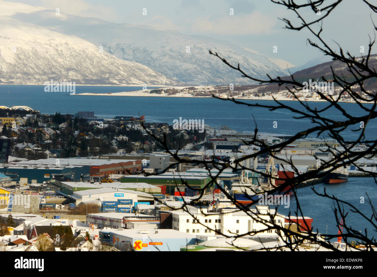 Tromso norway landscapes snow hi-res stock photography and images - Alamy