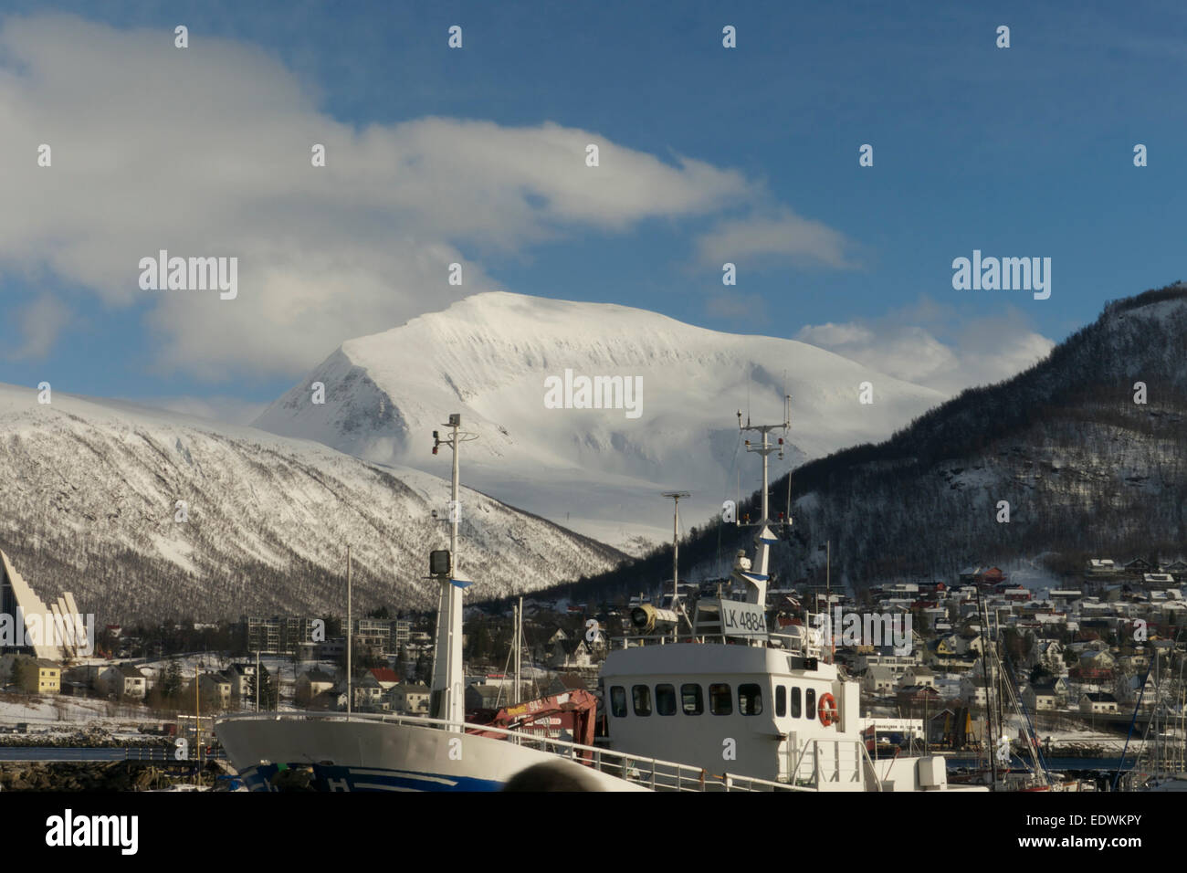 Tromso norway landscapes snow hi-res stock photography and images - Alamy