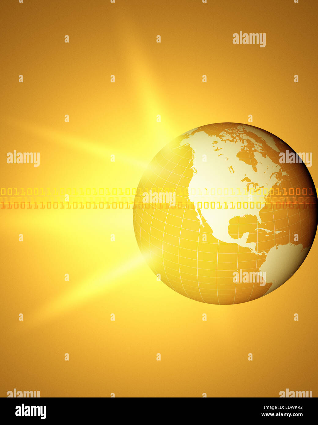 Earth and technology Stock Photo - Alamy