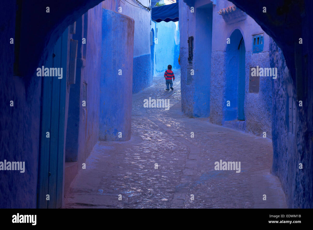 Rif region blue medina hi-res stock photography and images - Alamy