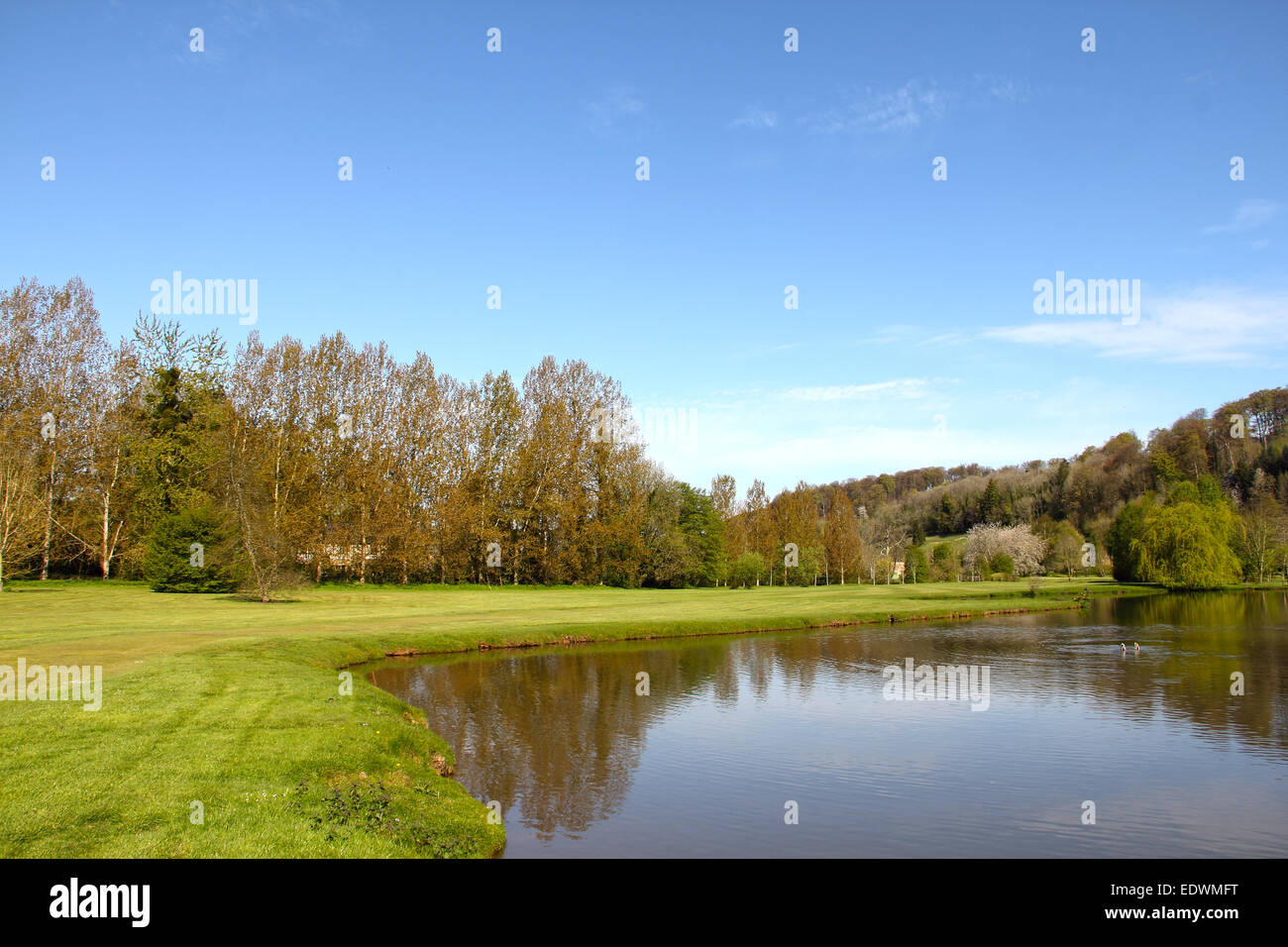 Beautiful landscape of golf course in Saint Saens, France Stock Photo ...