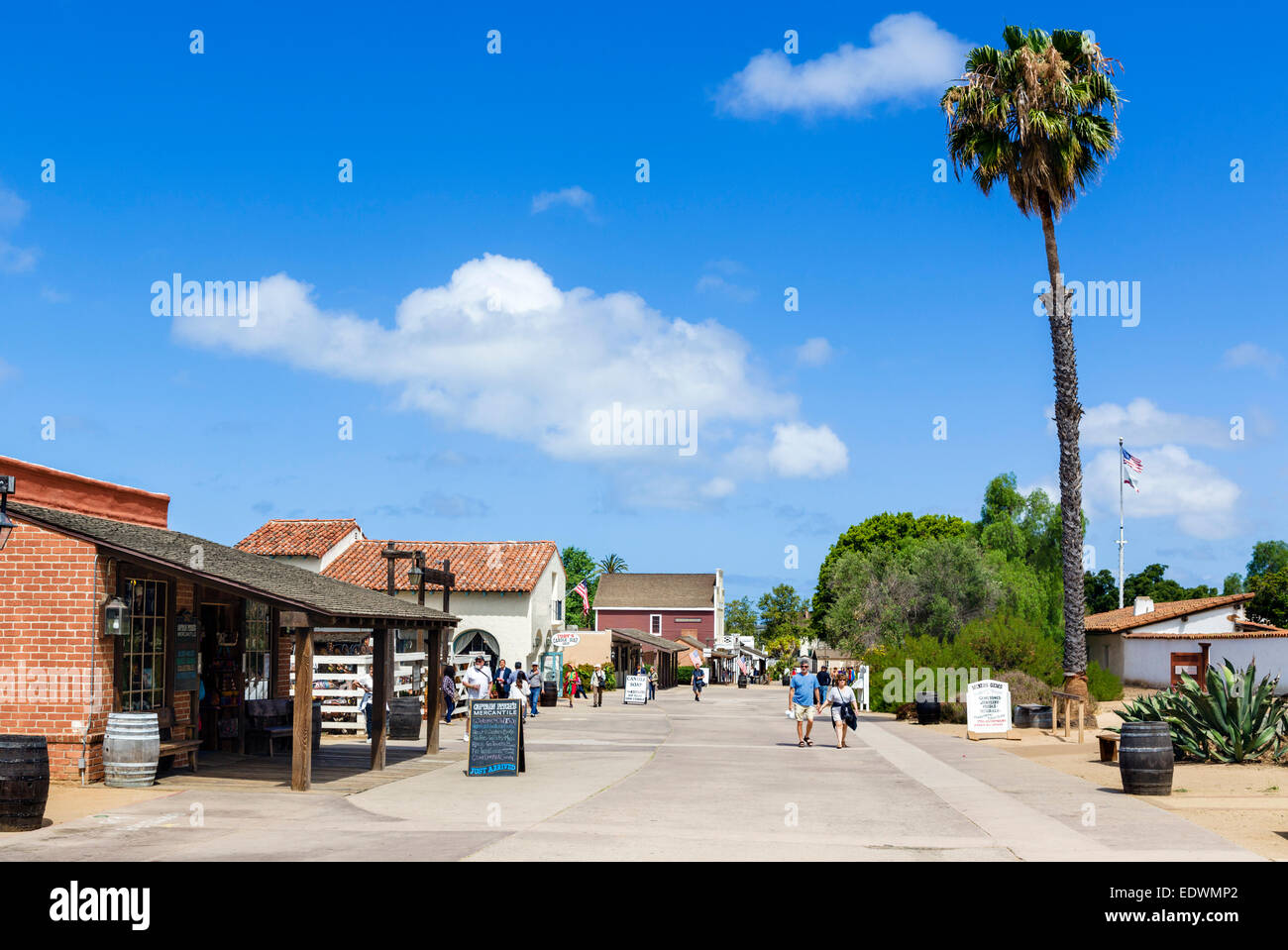 Historic Old Town San Diego, California, USA Stock Photo - Alamy