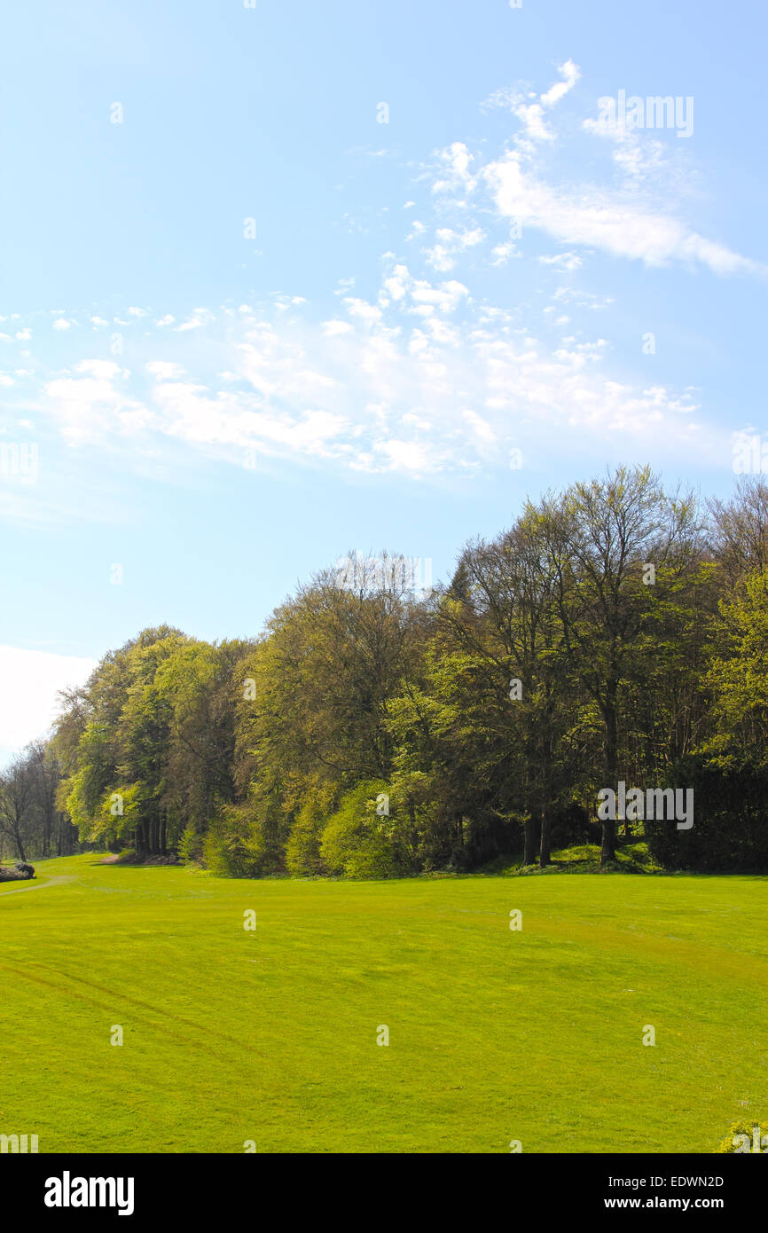 Beautiful landscape of golf course in Saint Saens, France Stock Photo ...