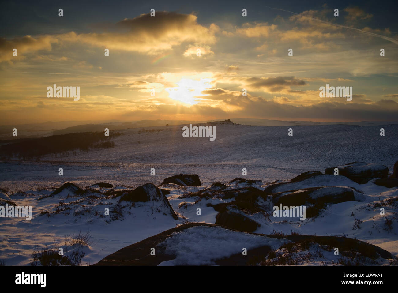 Burbage south valley peak district hi-res stock photography and images ...