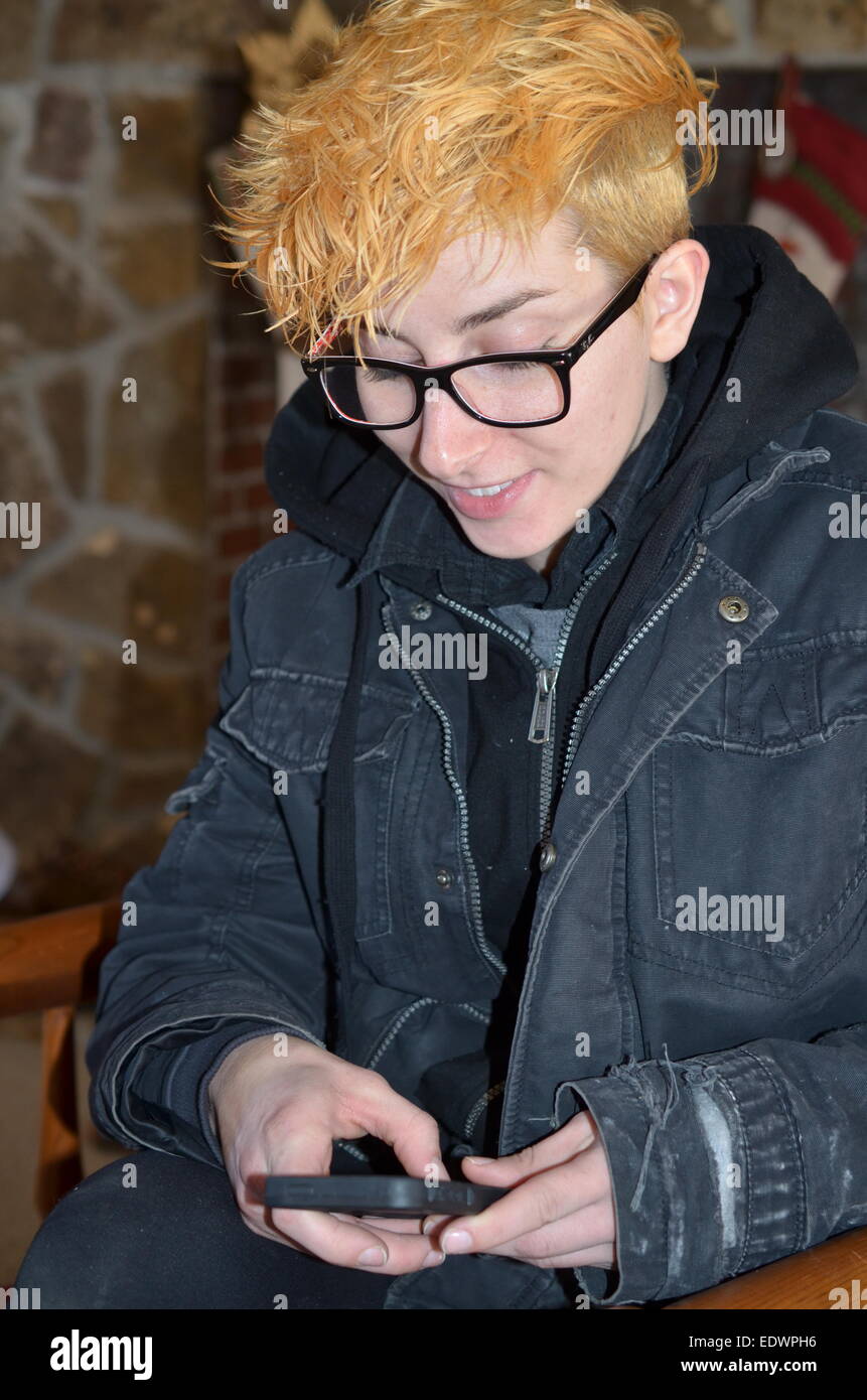 Goth teen hi-res stock photography and images - Alamy