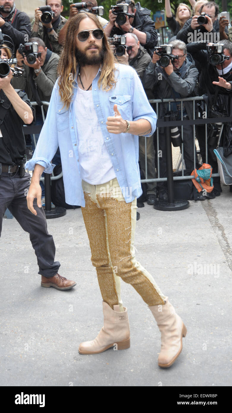 Celebrities arriving at the Chanel Catwalk Show - Outside Arrivals ...