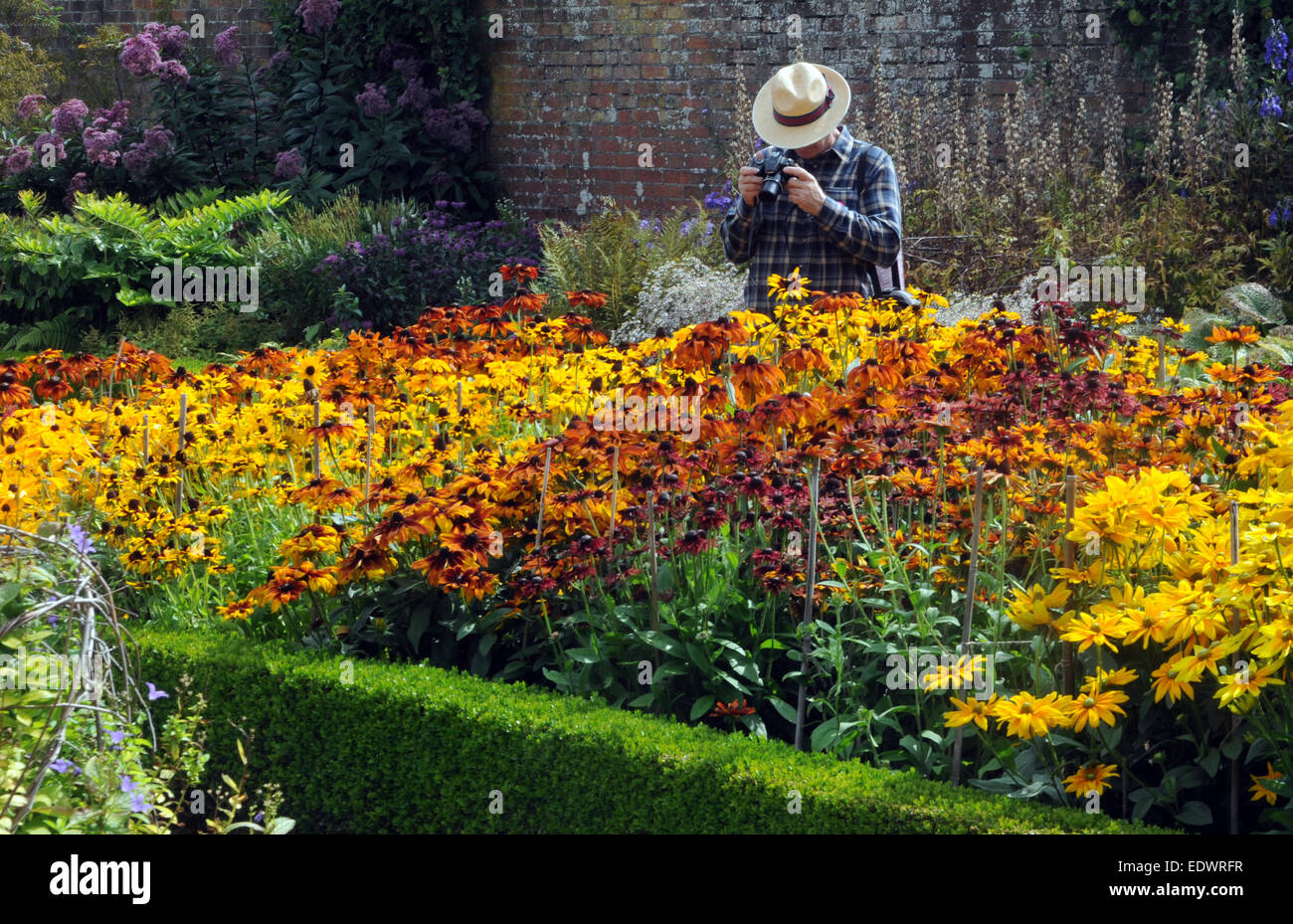 The gardens at West Dean College, West Sussex Stock Photo - Alamy