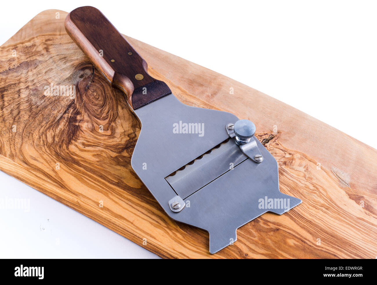 expensive white truffle from Alba and steel slicer Stock Photo - Alamy