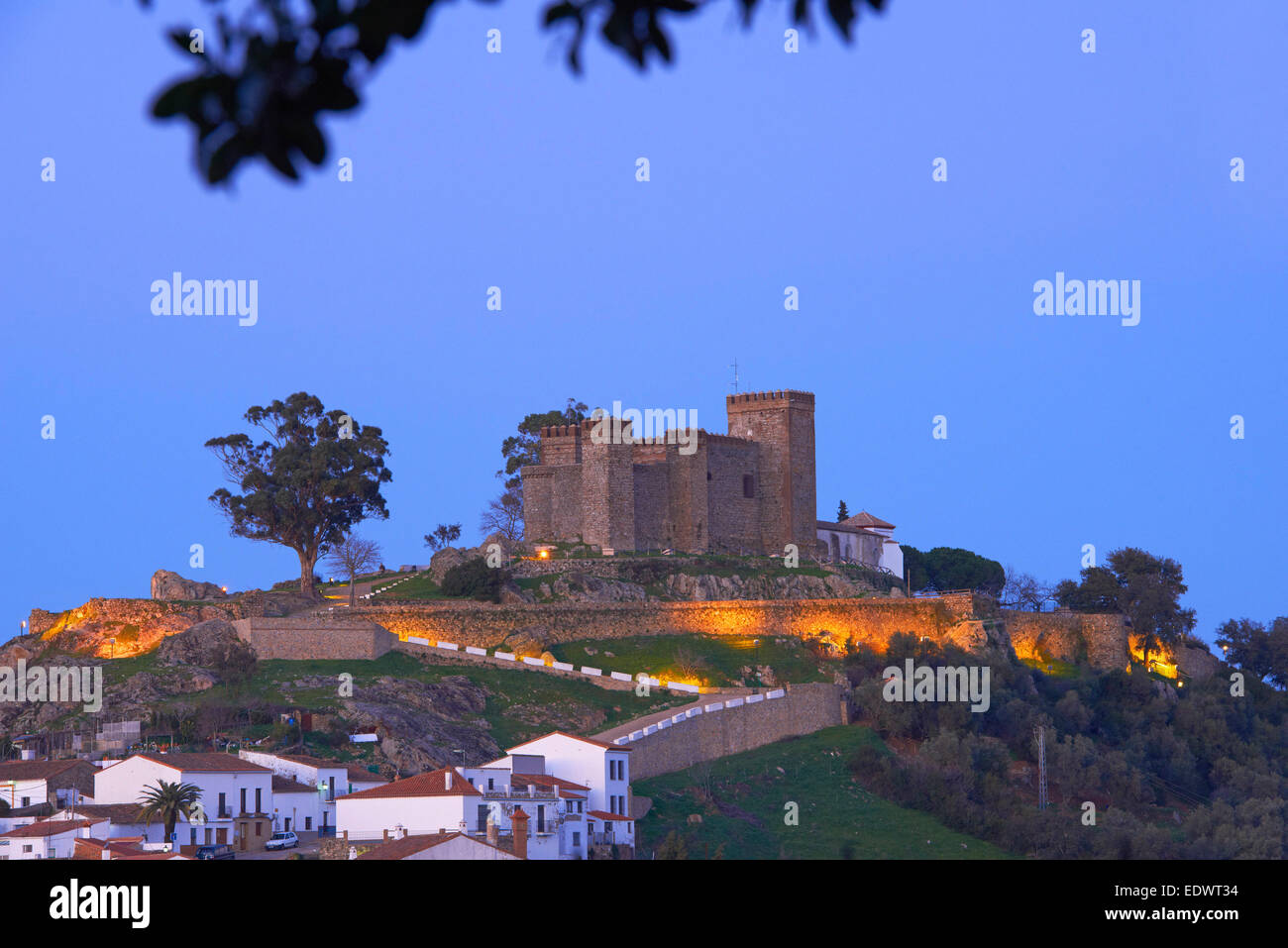 Cortegana, Castle, Sierra de Aracena y Picos Aroche Huelva province ...