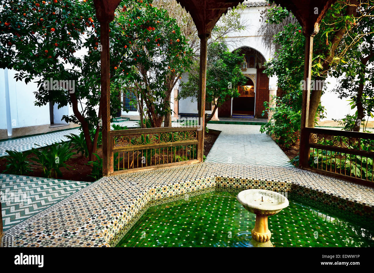 Marrakech museum building Stock Photo - Alamy