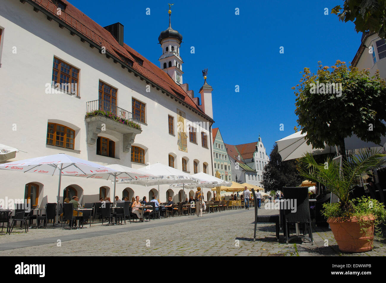 Kempten, Allgau, Town Hall, Rathaus, Allgaeu Stock Photo - Alamy