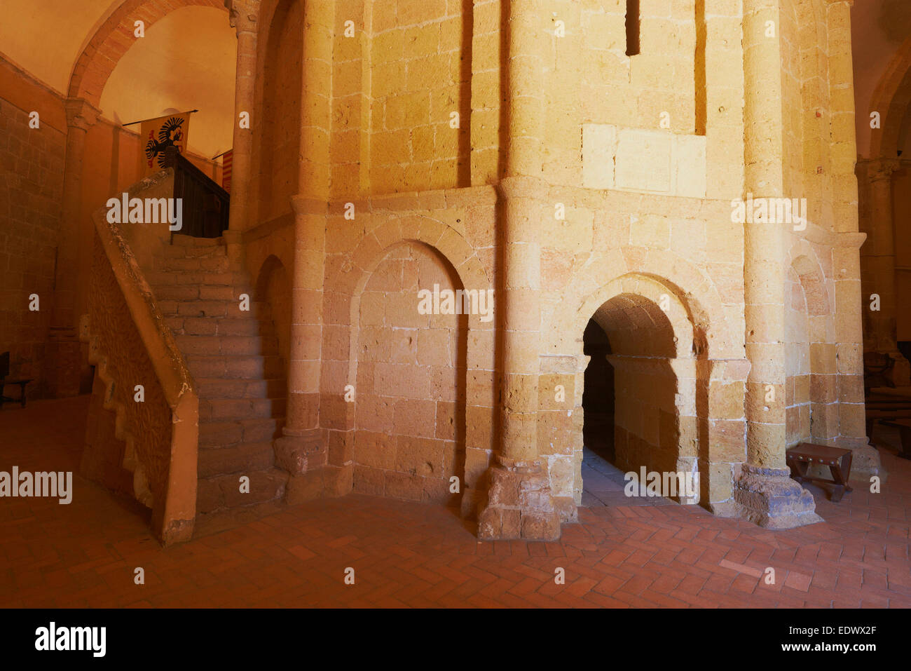Templar church of the Vera Cruz, Zamarramala, Segovia Stock Photo - Alamy