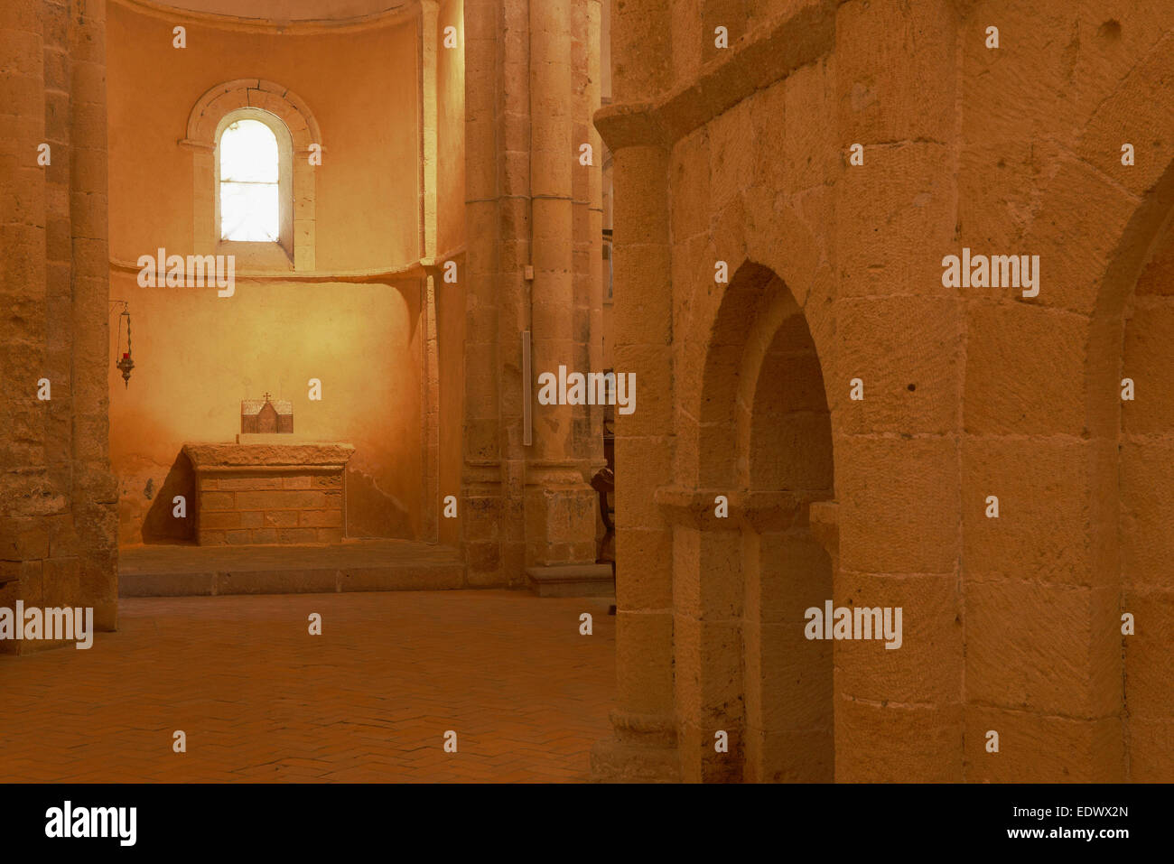 Templar church of the Vera Cruz, Zamarramala, Segovia Stock Photo - Alamy