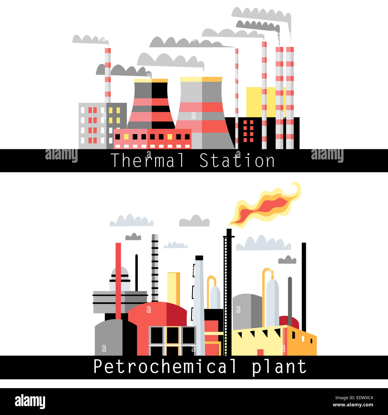 Thermal production Cut Out Stock Images & Pictures - Alamy