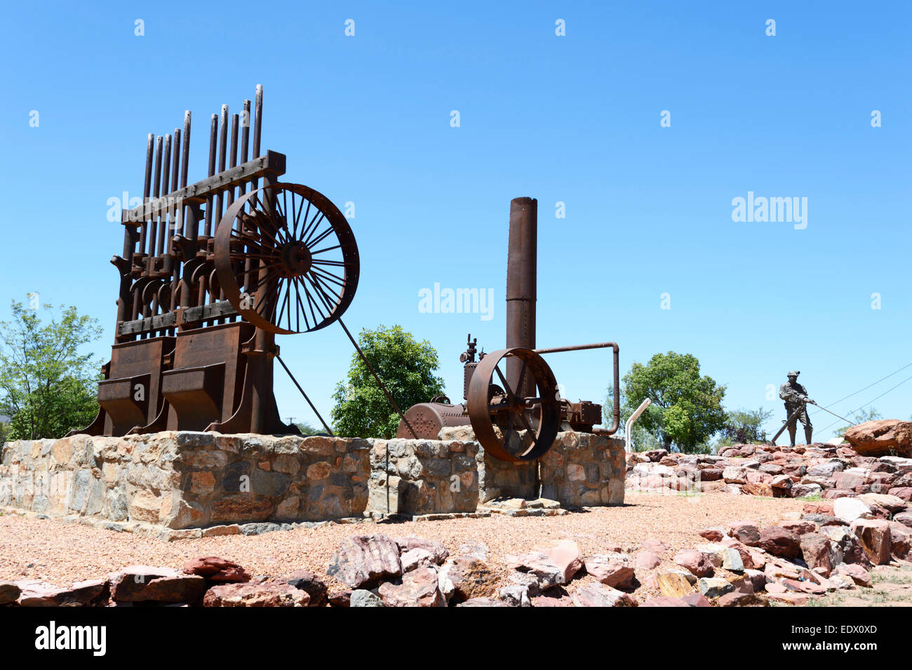 Mining Equipment Display, Cobar Heritage Park, Cobar, New South Wales ...