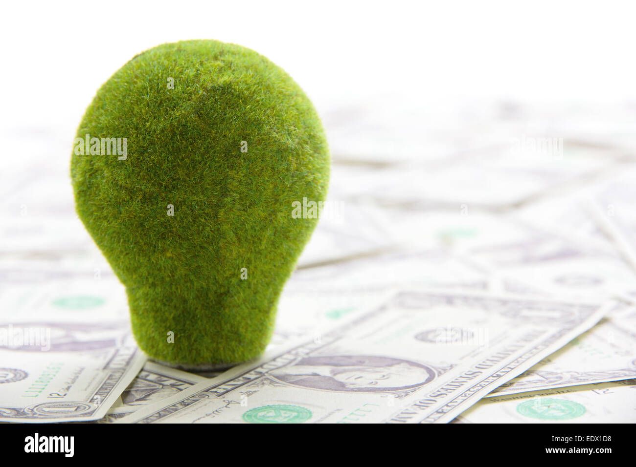 eco light bulb ,save money concept Stock Photo - Alamy