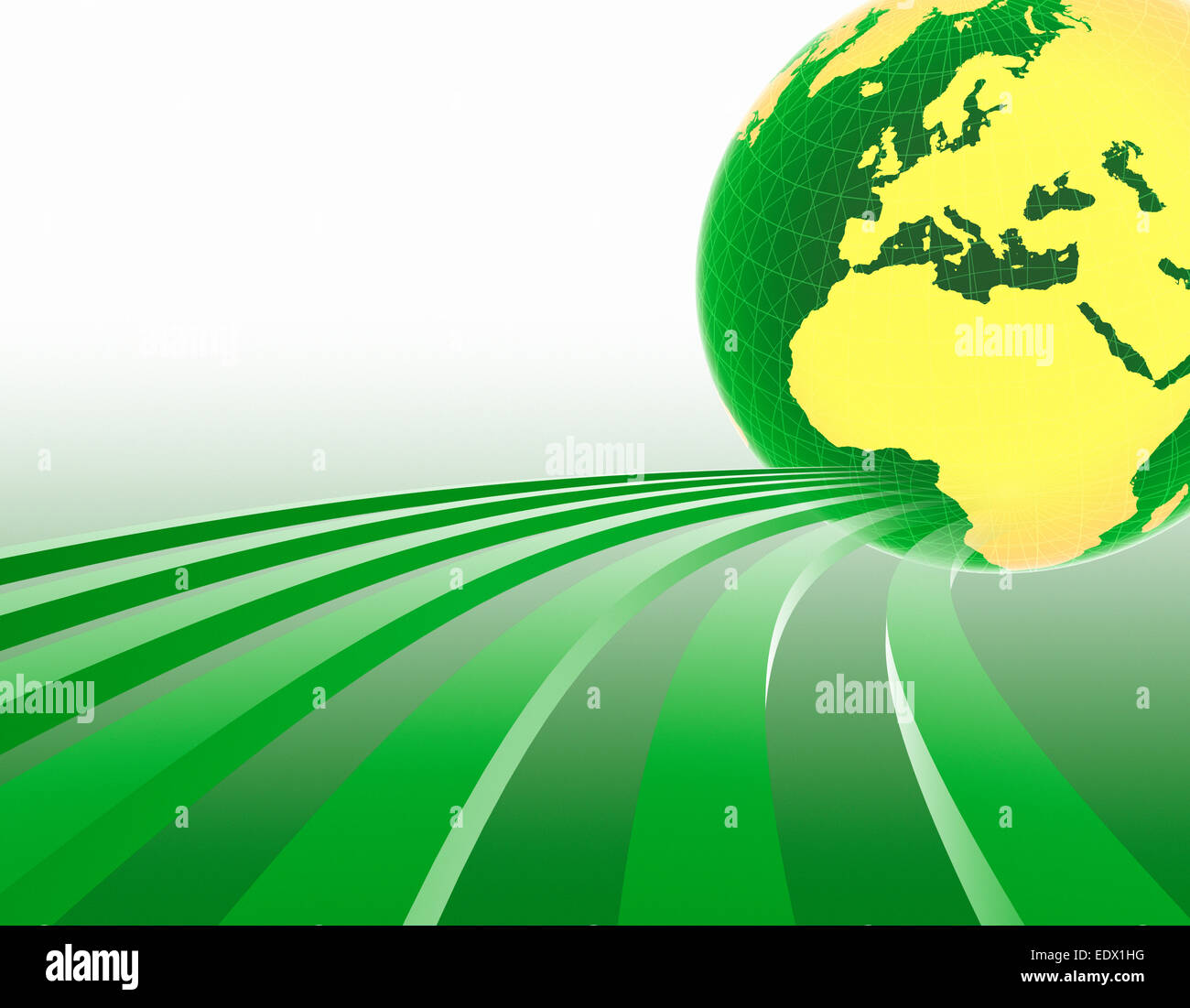 Connected Earth concept Stock Photo - Alamy