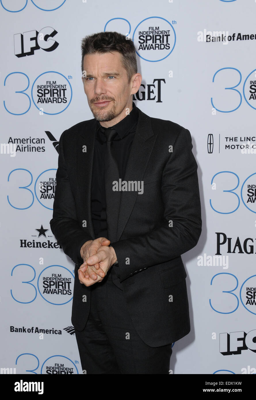 Los Angeles, California, USA. 10th Jan, 2015. Ethan Hawke attending the ...