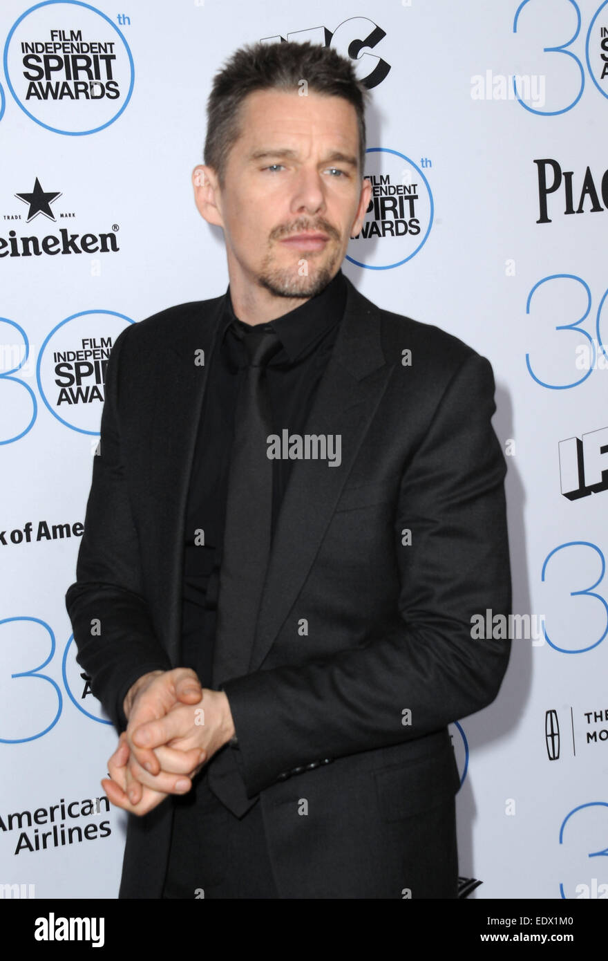 Los Angeles, California, USA. 10th Jan, 2015. Ethan Hawke attending the ...