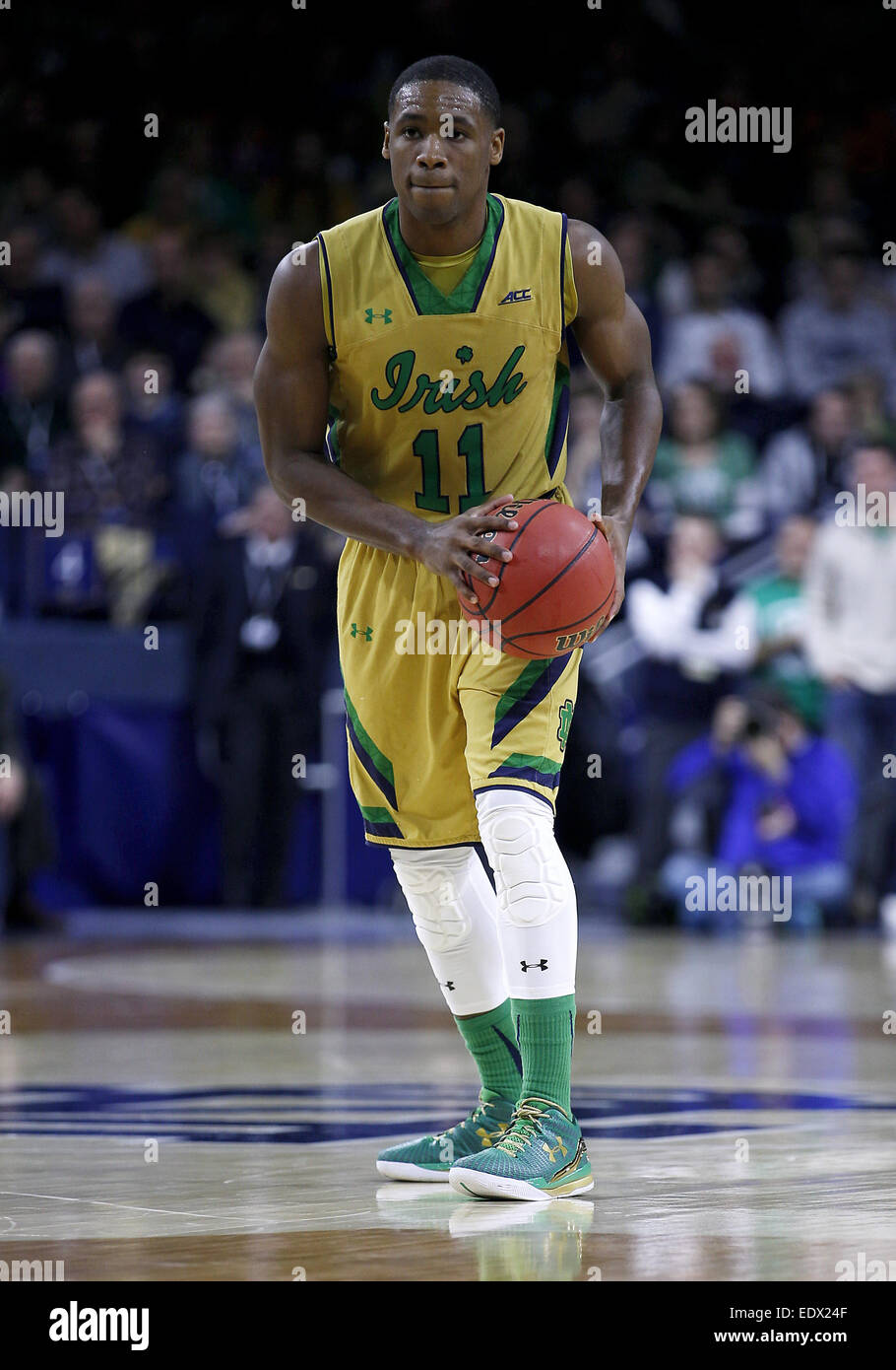 South Bend, Indiana, USA. 10th Jan, 2015. Notre Dame guard Demetrius ...