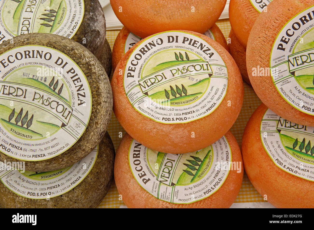 Pienza Cheese Stock Photos & Pienza Cheese Stock Images - Alamy