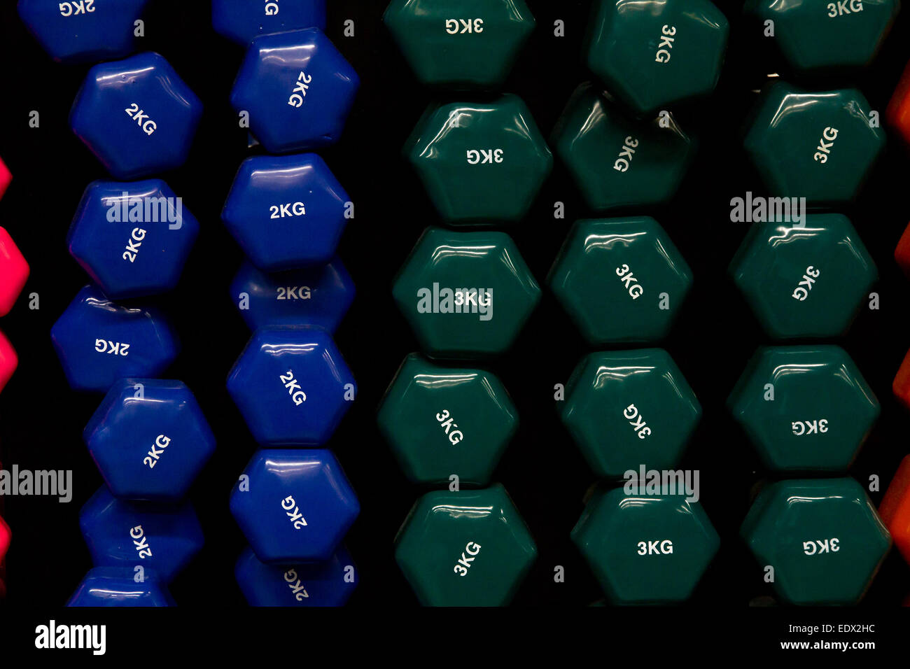 Dumbbell Weight background Stock Photo - Alamy