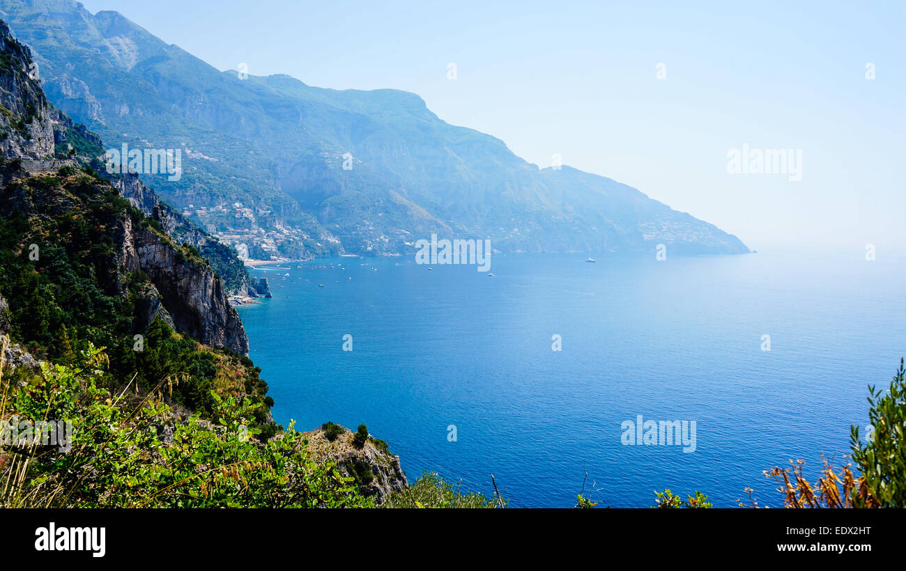 Positano and Amalfi, the most famous summer vacationland in southern ...