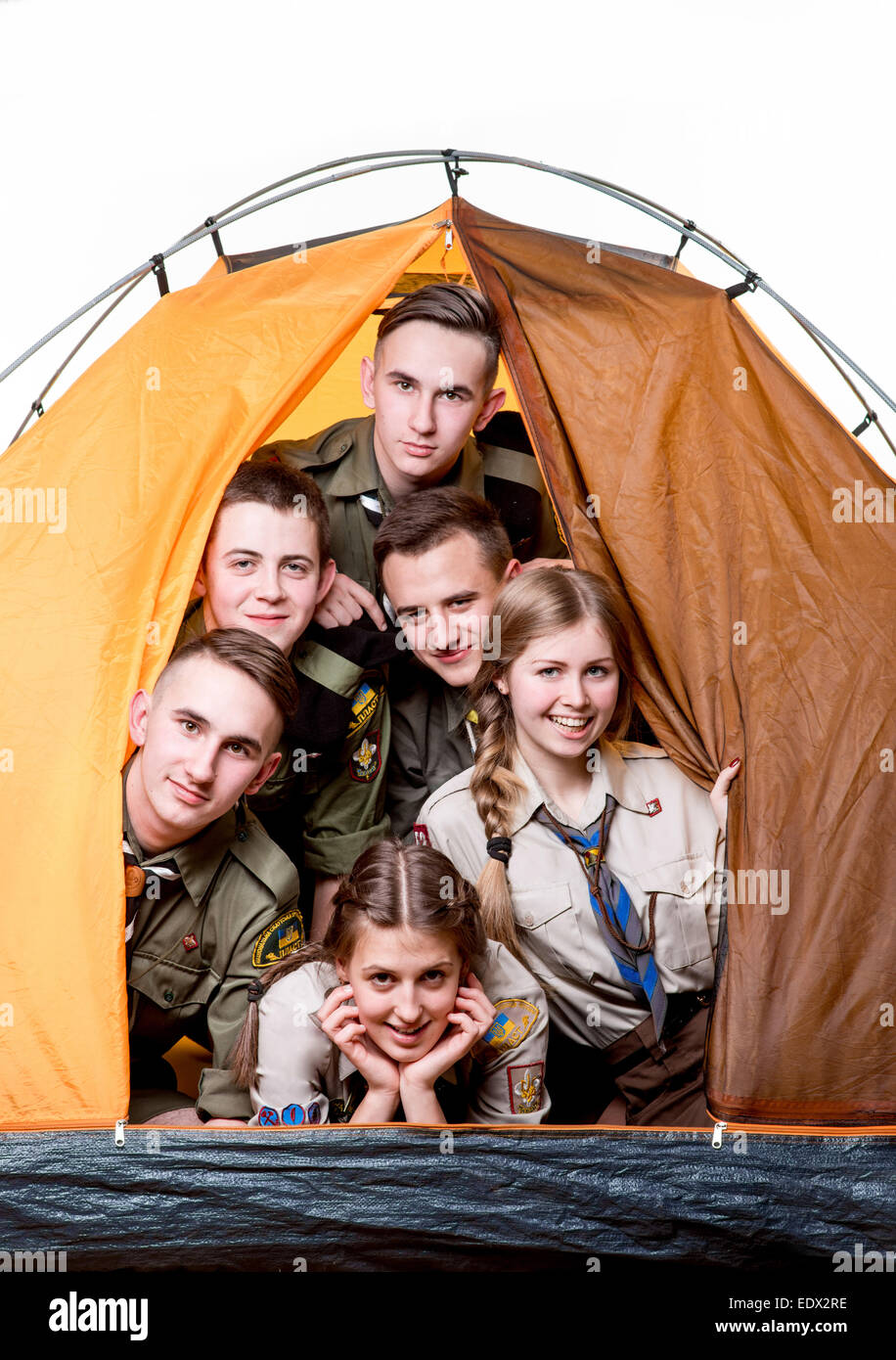 Scout scouting tent hi-res stock photography and images - Alamy