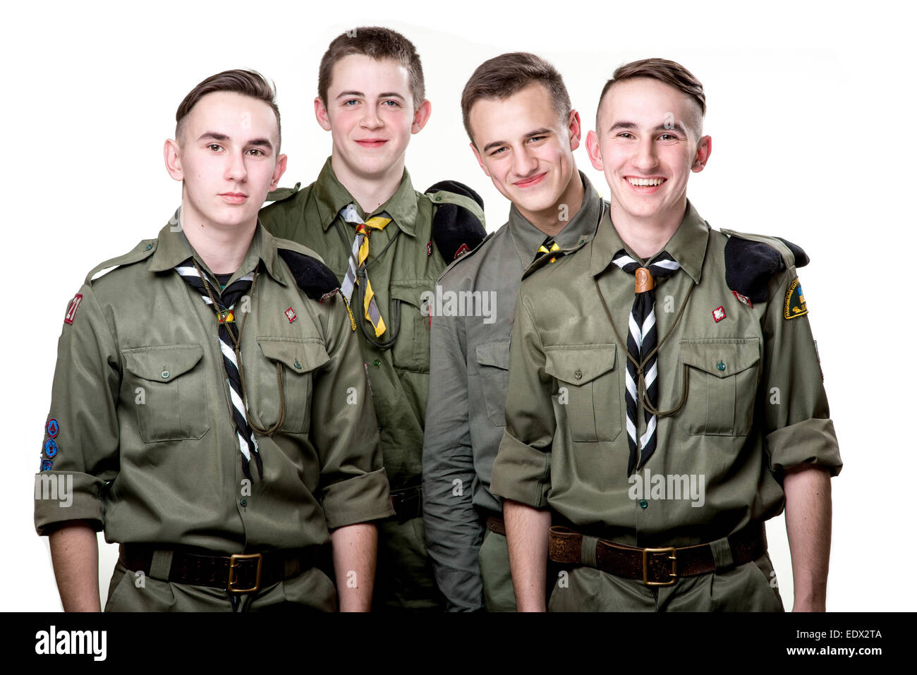 Teen boys in scouts hi-res stock photography and images - Alamy