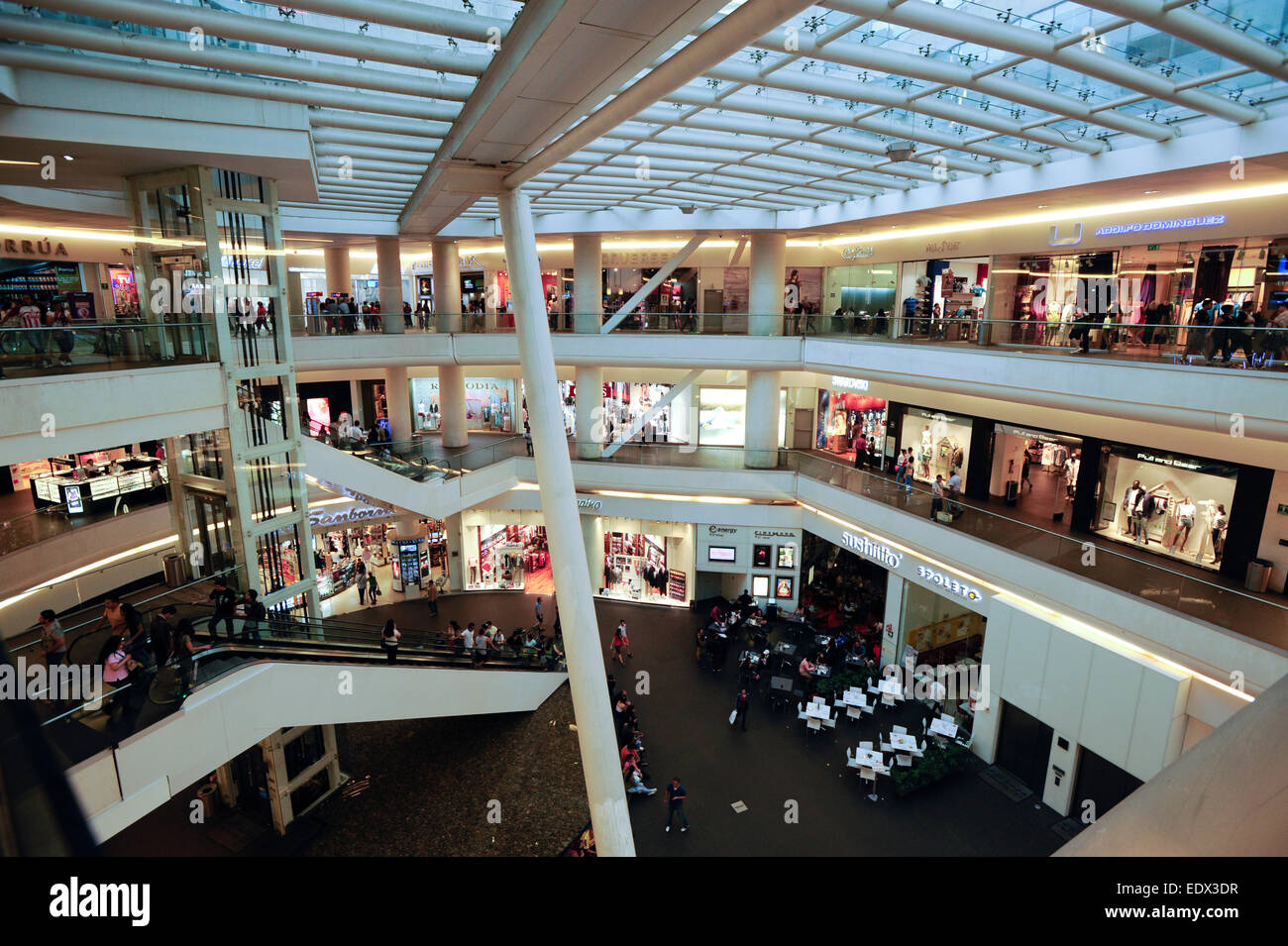 Reforma 222 shopping mall food court in Mexico City, Mexico Stock Photo ...
